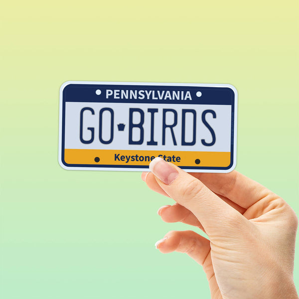Go Birds Philadelphia Eagles Sticker - PA Plate – Nich Boutique